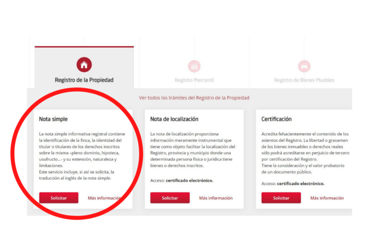 Cómo Solicitar una Nota Simple en el Registro de la Propiedad
